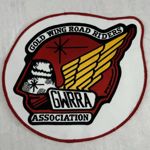 Vintage GWRRA Gold Wing Road Riders Association Patch Large 9-1/4 ...