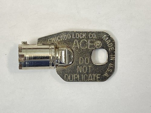 ACE MDK7415 KEY Chicago Lock Co Vending Laundry Machine cabinet coin ...