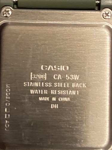 Vintage Casio Ca-50 Digital Watch 1980s Back to Future Calculator WOW ...