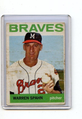 1964 Topps Warren Spahn Milwaukee Braves #400 ⭐️💥🎯 Original | eBay
