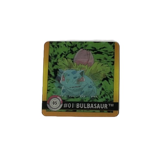 Bulbasaur Ivysaur 3D Pokemon Artbox #5 1999 Nintendo CCG Game Card ...