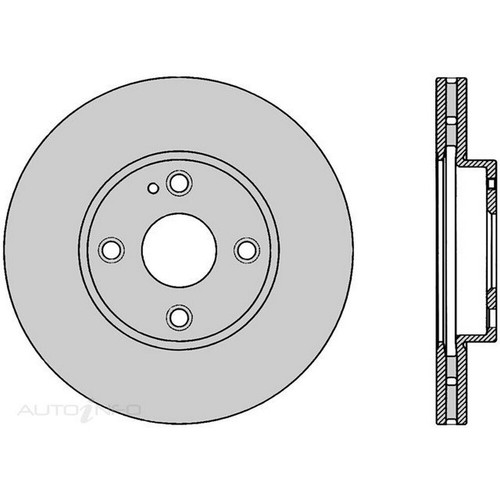 New PROTEX Brake Disc Ultra Rotor - Front For Mazda MAZDA2 2014-2021 ...