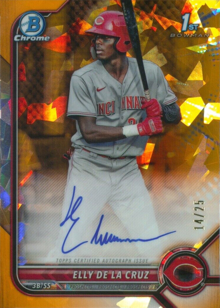 2022 Bowman Sapphire Edition - Chrome Prospects Autograph Orange #BSPA ...