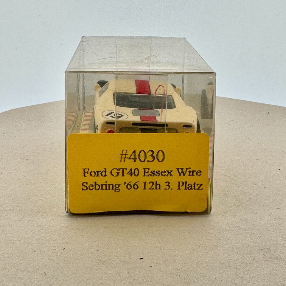 Bauer Ford GT40 #19 Slot Car, Number 4030, Limited Edition #119 of 250 ...