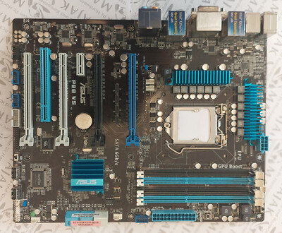ASUS P8B WS / Mainboard LGA 1155 / ATX /C206 / Blende / | eBay.de
