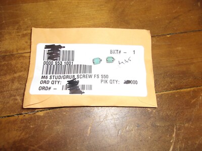 2 Pack Stihl OEM M6 Stud / Grub Screw 0000-953-1001 FS550 #GM-L1A5 | eBay