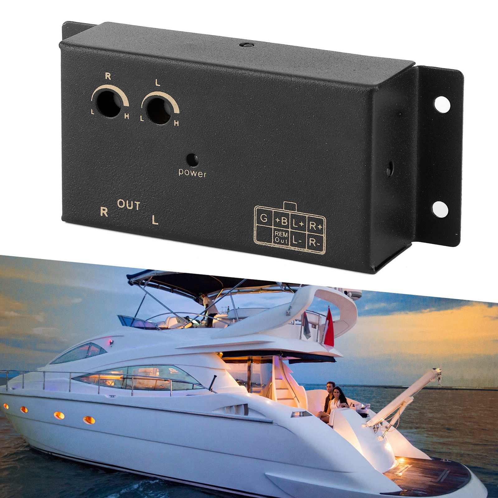 Car Audio Converter High-Low Level Adapter Low Distortion For RV Yacht ...