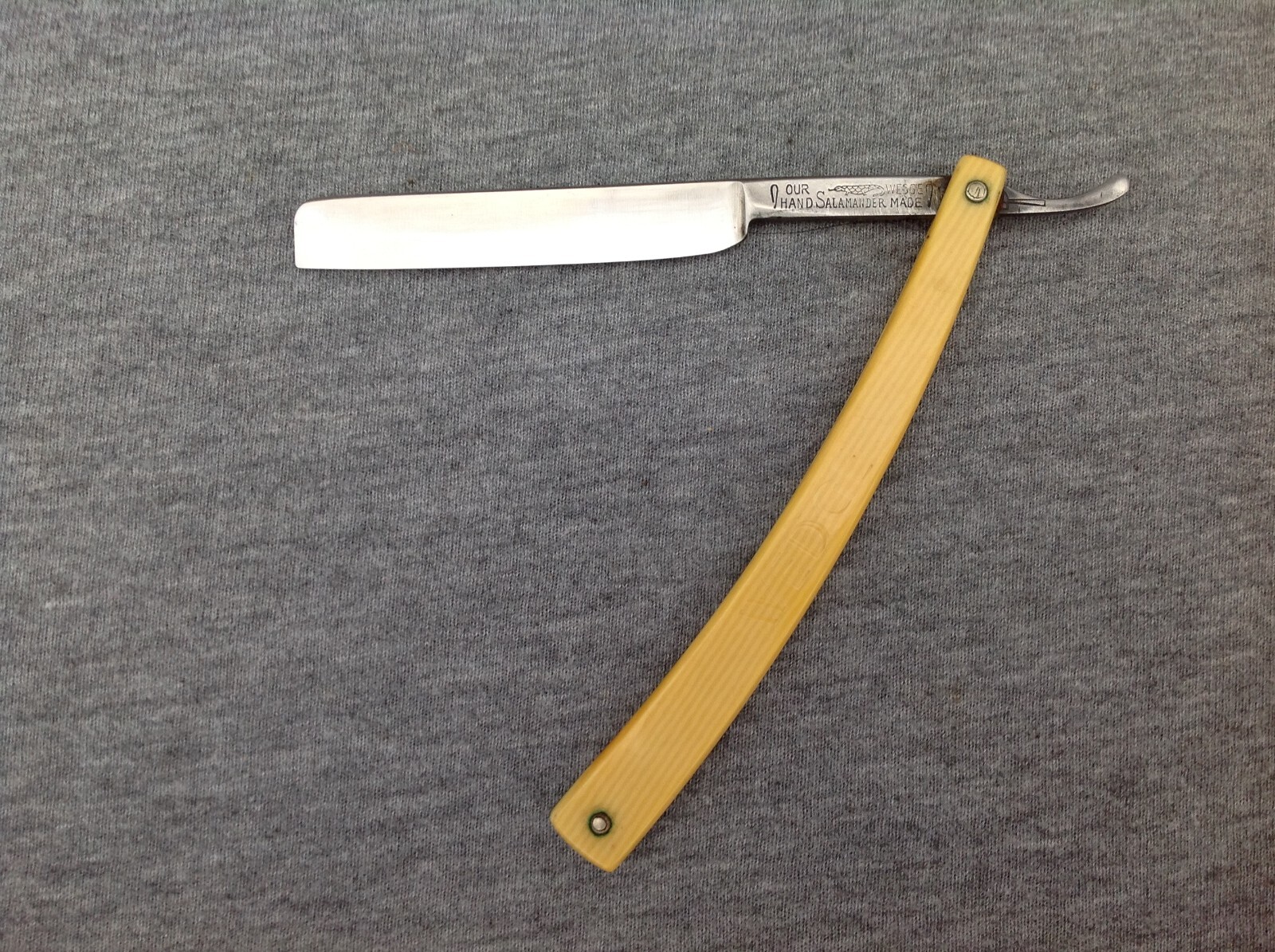 Salamander Works Our Hand Made Wedge Straight Razor | eBay