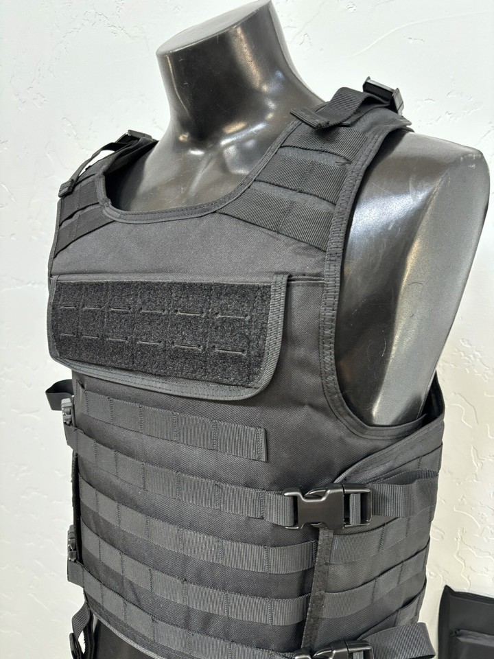 NEW Bulletproof Vest BODY Armor 3A shooterscut ballistic plates inserts ...