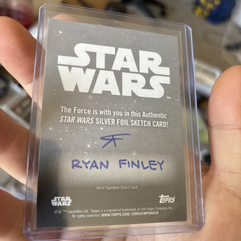 2025 Topps Star Wars Meiyo Baby Darth Maul 1/1 Sketch Card By Ryan ...