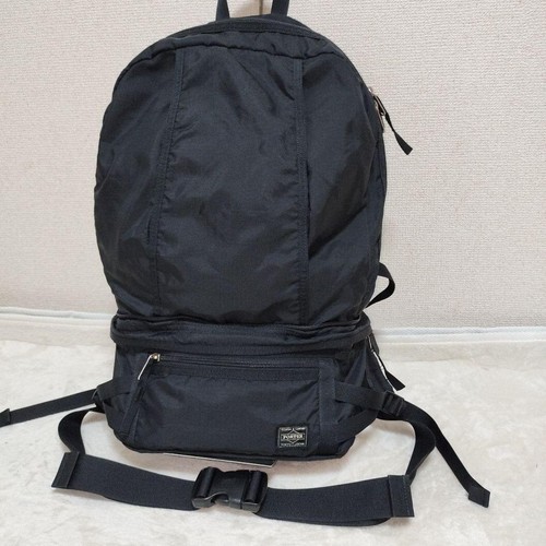 Porter backpack Rare ️ Backpack Body bag 2-way Black A4 fashion Item | eBay