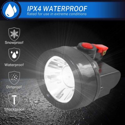 3W Miner Torch LED Head Light Hunt Safty Mining Cap Lamp Fishing ...