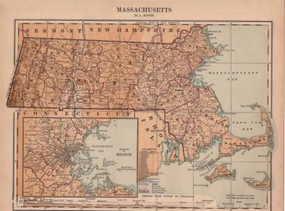 Pre-1900 - 1879 Guyot's Antique Map