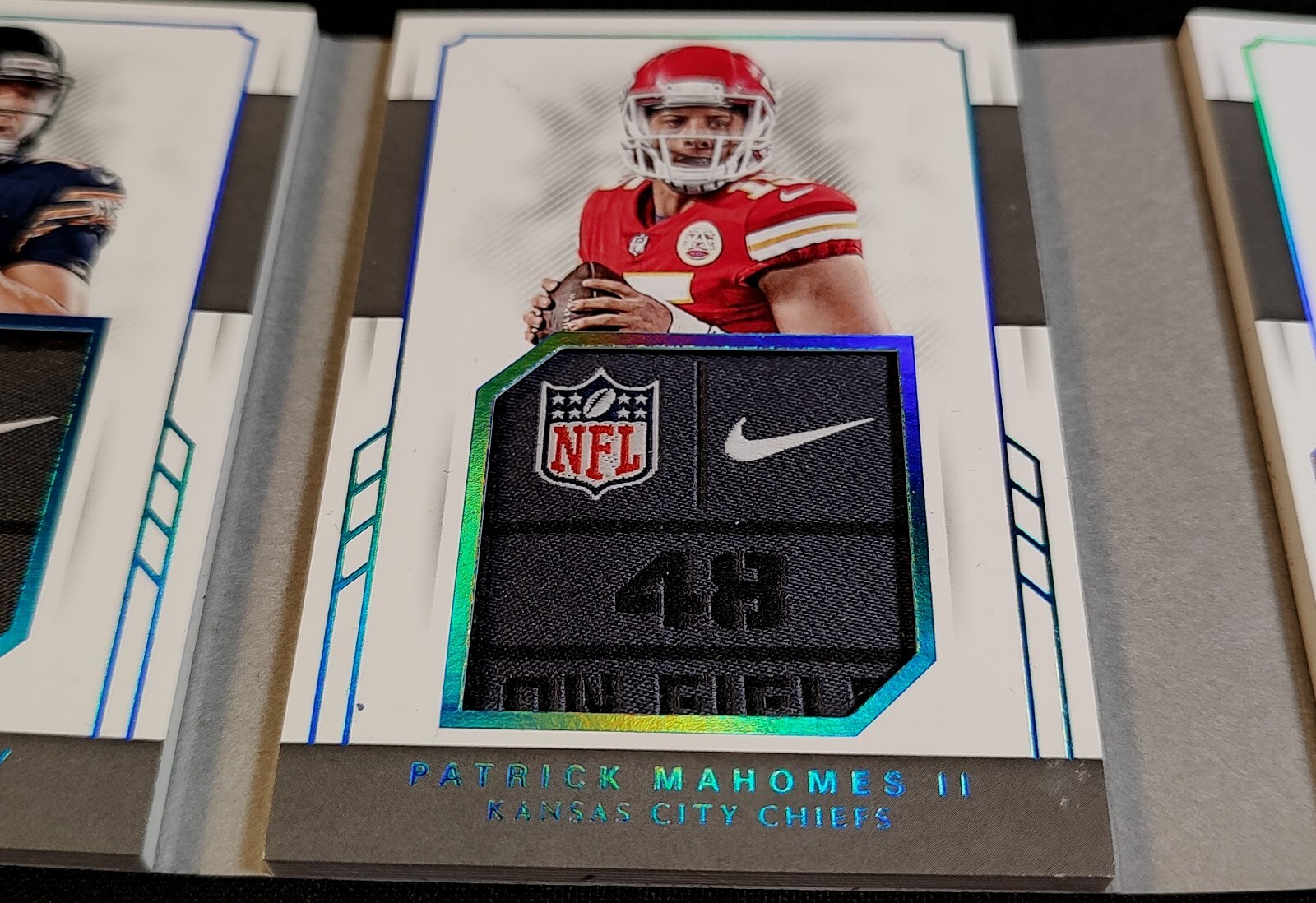 TRUE 1/1 RC JSY PATRICK MAHOMES NFL SHIELD PATCH ROOKIE 2017 National ...