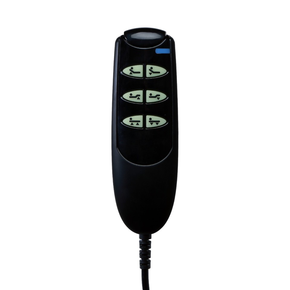 6 Button 7 Pin Remote for Electric Drive Medical Hospital Beds 15033 ...