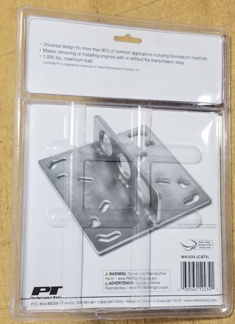 Performance Tool W41034 Universal Engine Lift Plate With for sale ...