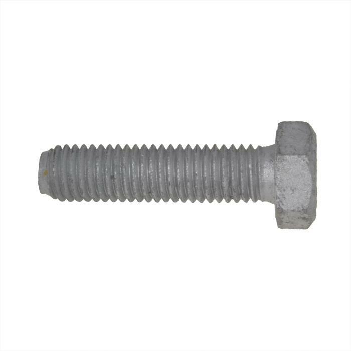 Qty 2 Hex Set Screw M12 (12mm) x 40mm Galvanised High Tensile Class 8.8 ...