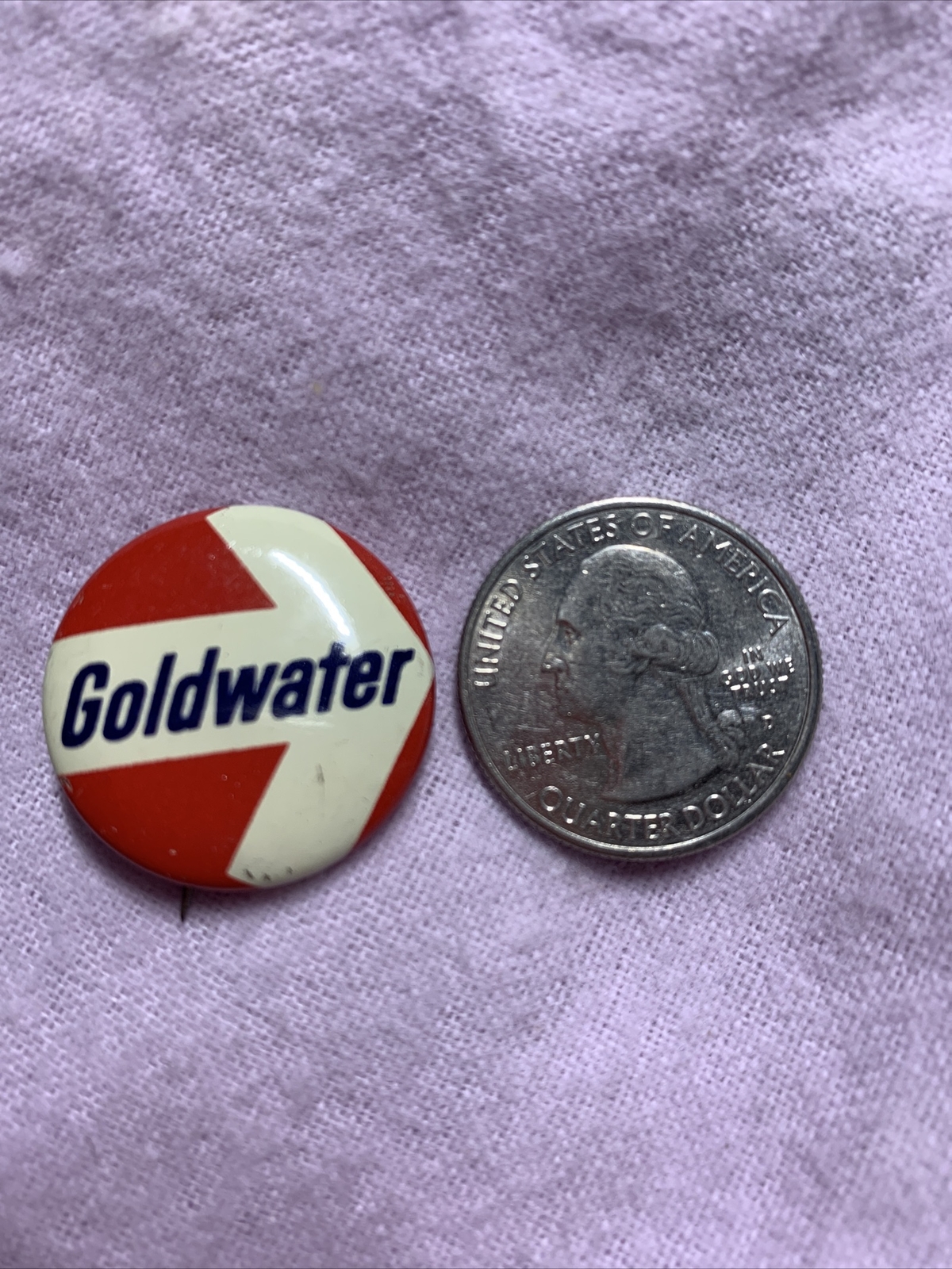 Vintage GOLDWATER for President Metal Political/Election Button Pin 1 ...