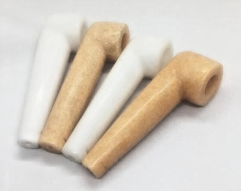One- Sand Stone Color Classic Stone Hand Pipe 4-inch Tobacco Smoking ...