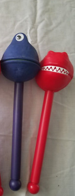 2-Educational Insights 13” Puppet-on-a-Stick, Fez & T Rex | eBay