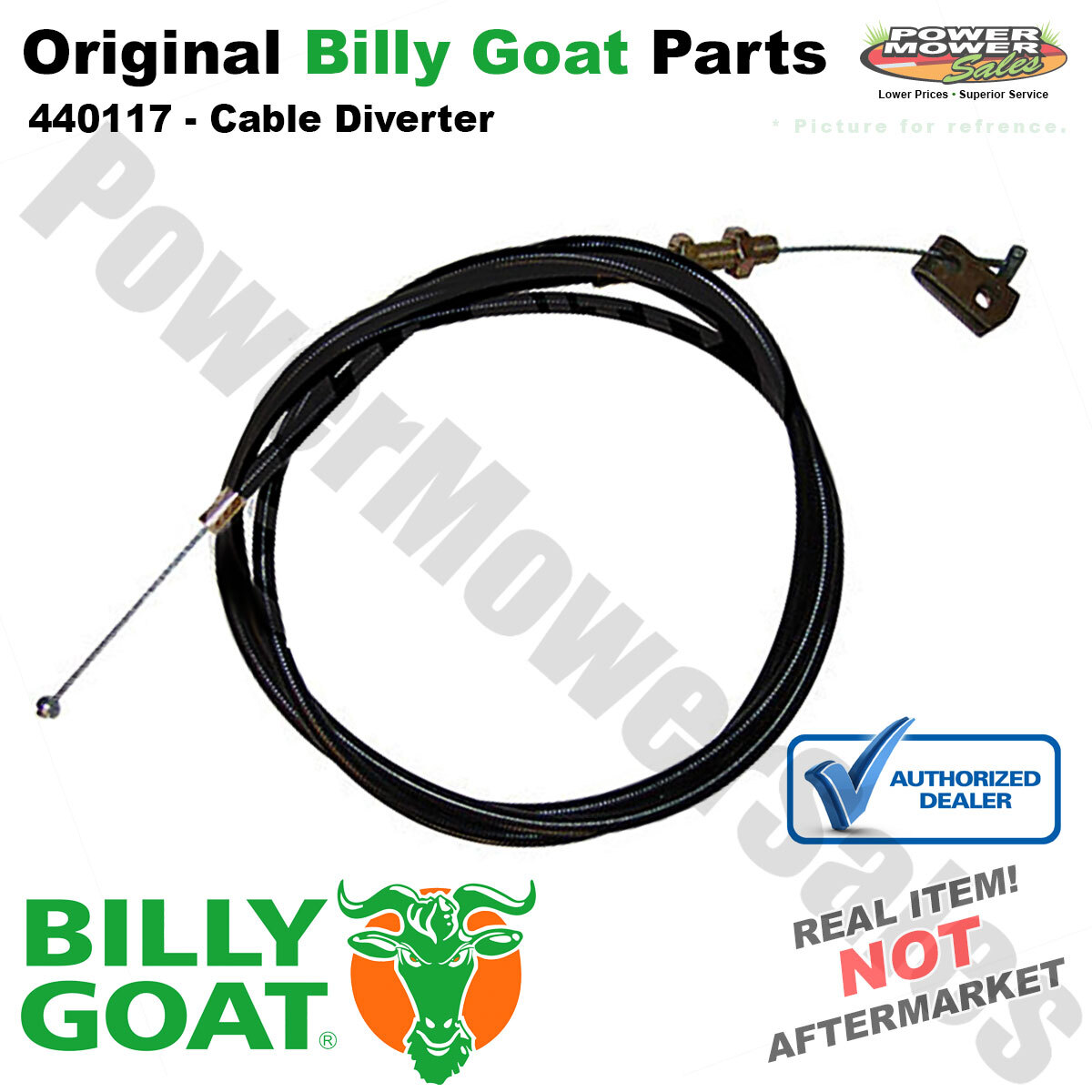 Billy Goat Cable Diverter for Leaf Blowers fits F1002SPV, F1002V ...