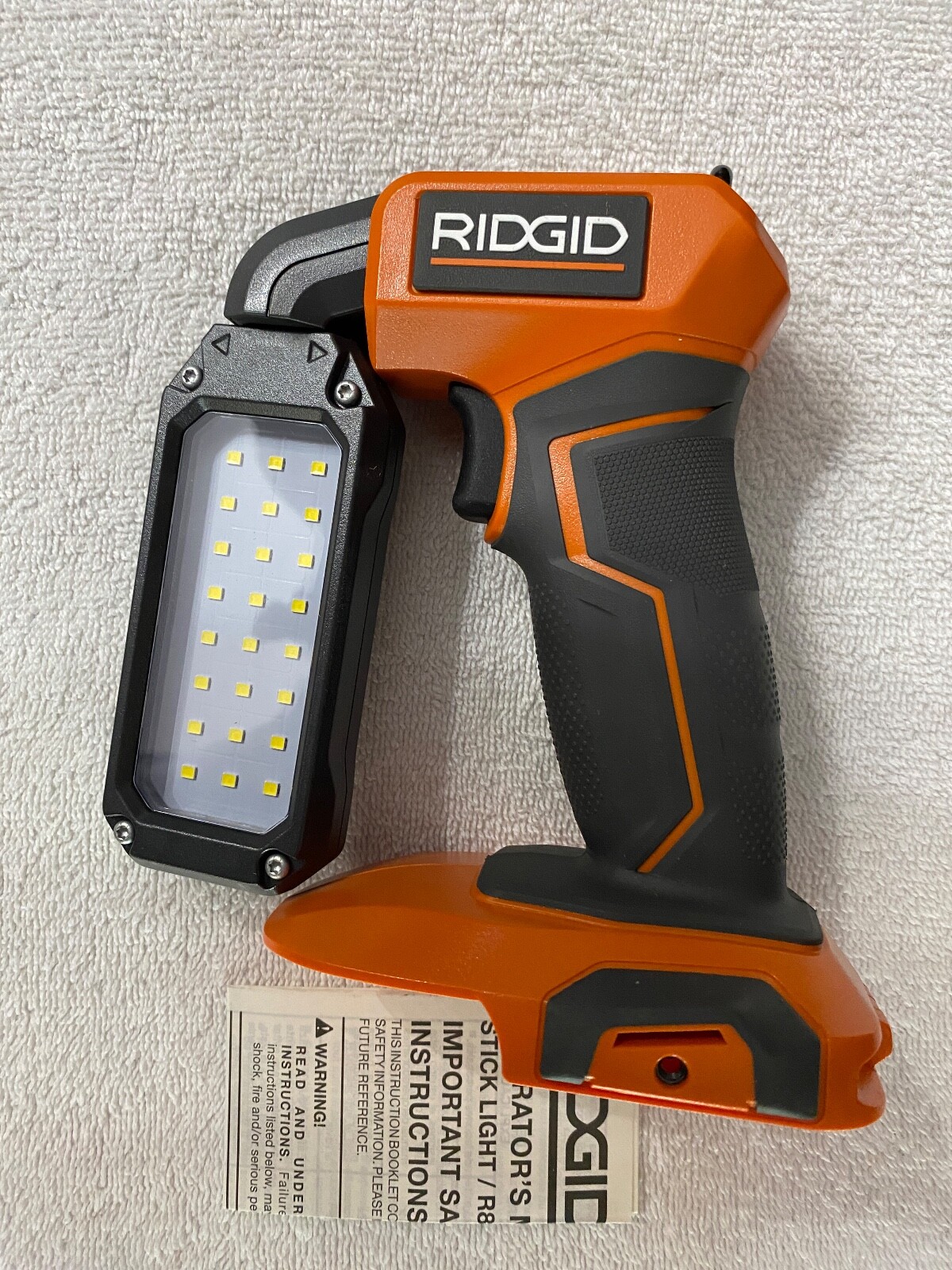 New RIDGID R8696B 18V 18 Volt Cordless LED Stick Work Light (Bare Tool ...