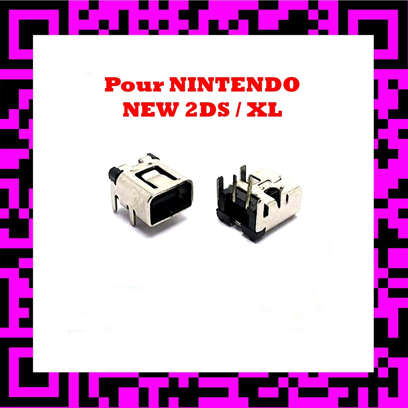 Prise alimentation Nintendo 2DS Port Socket Jack Connecteur de Charge ...