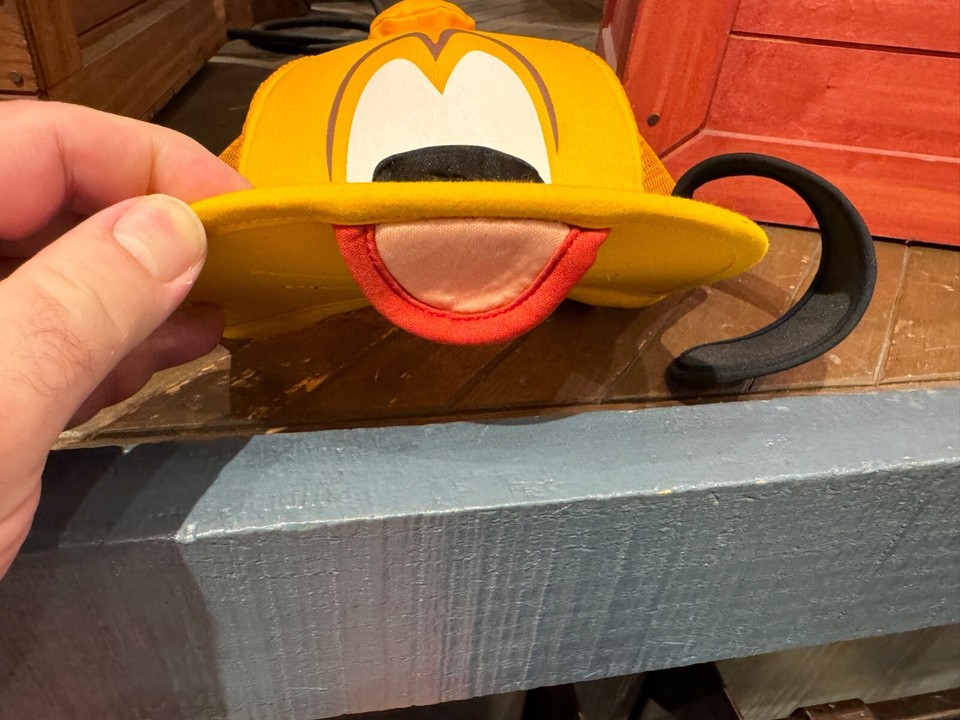 Disney Parks Pluto Mesh Hat Baseball Cap NEW | eBay