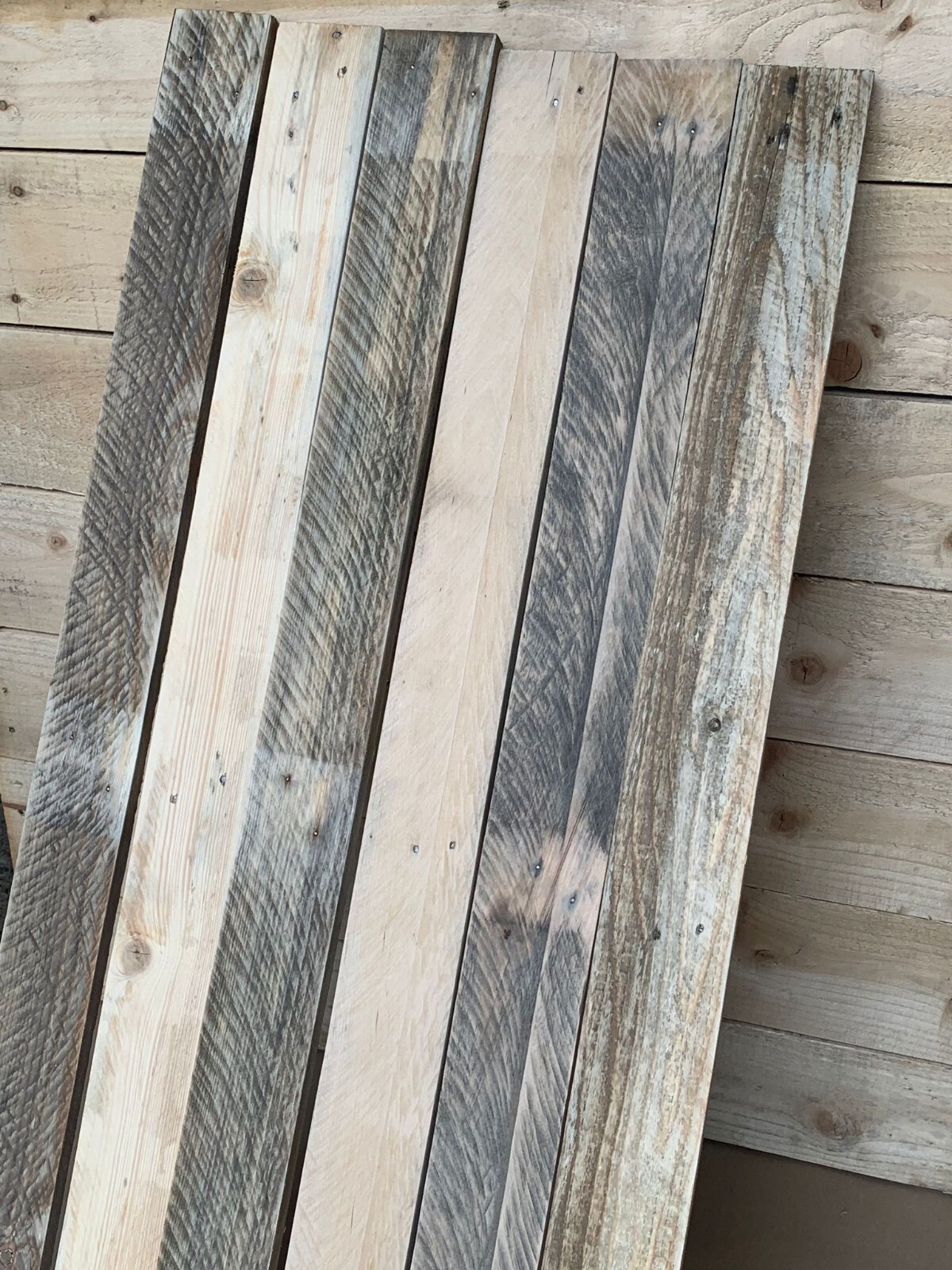 1sqm+ Ready Sanded -Reclaimed Pallet Wood - Wall Cladding Recycled ...