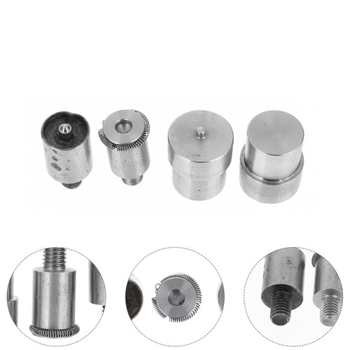 4 Pcs Manual Mold Button Pressing Machine Hand Snaps Fastener Tool ...