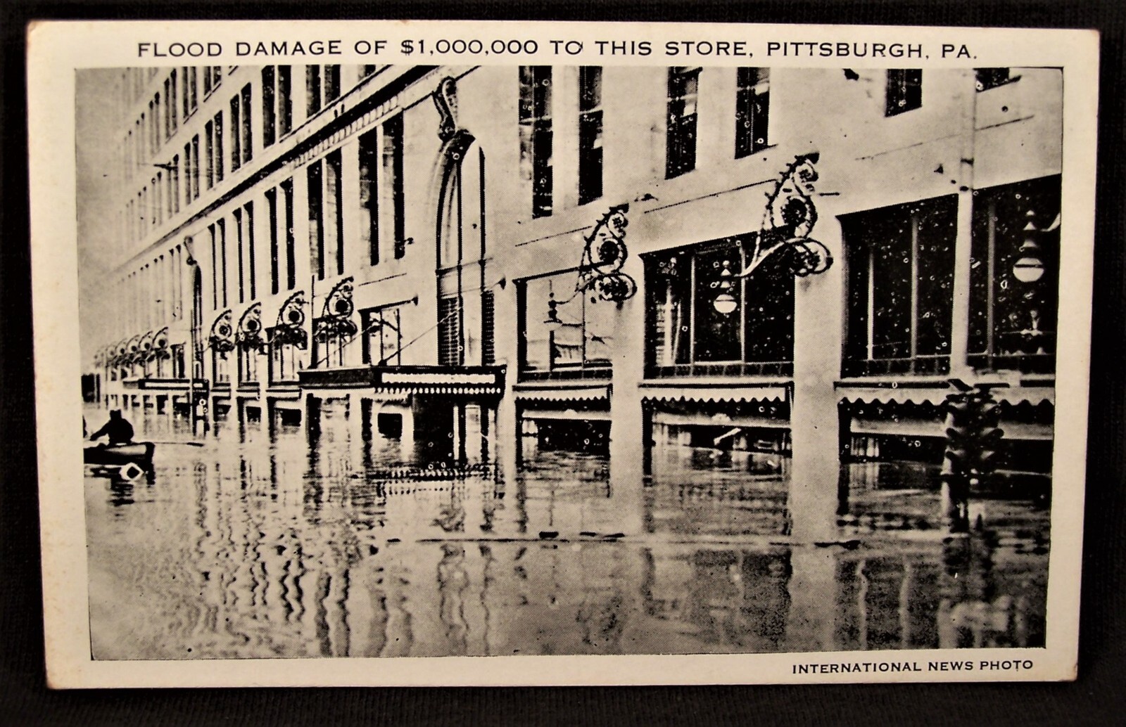 PA Pittsburgh Flood Damage of $1,000,000 To Store Vintage Postcard | eBay