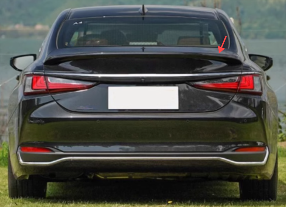 Rear Trunk Glossy Black Spoiler Wing Lip For 2019-2023 Lexus ES 250 ...