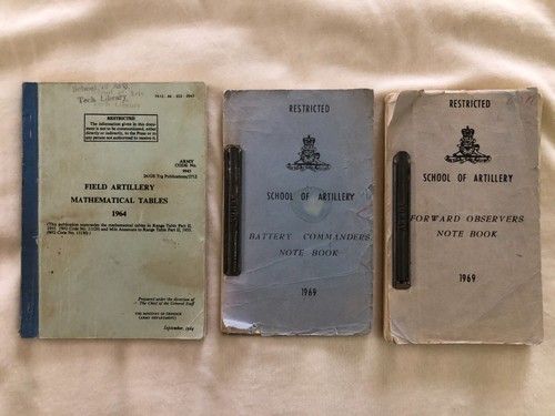 Army - RAA - School of Artillery - Doctrine - 3 x Field Manuals ...