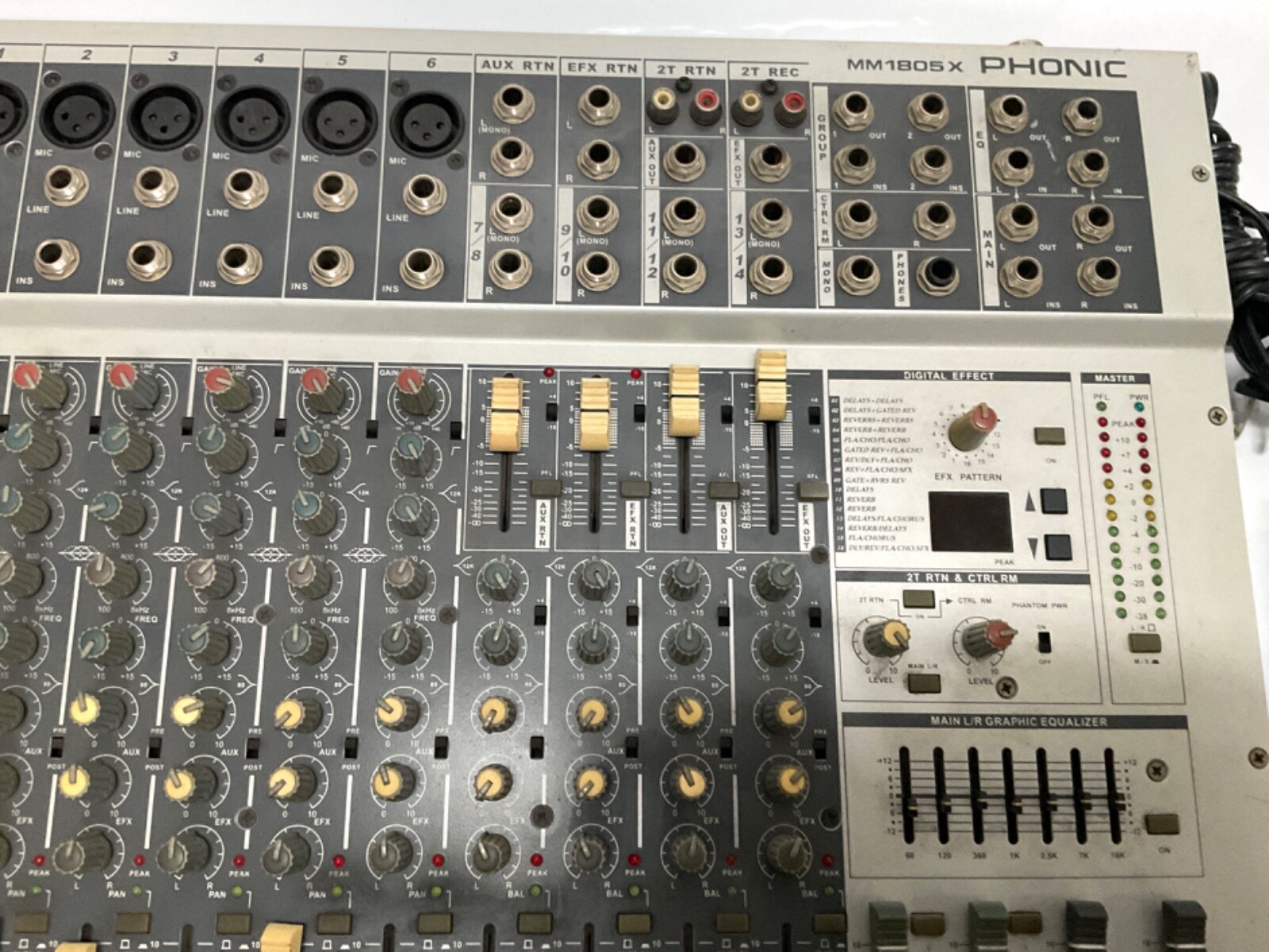 Phonic MM 1805X Rackmount Mixer With Power Supply Tested and Working | eBay