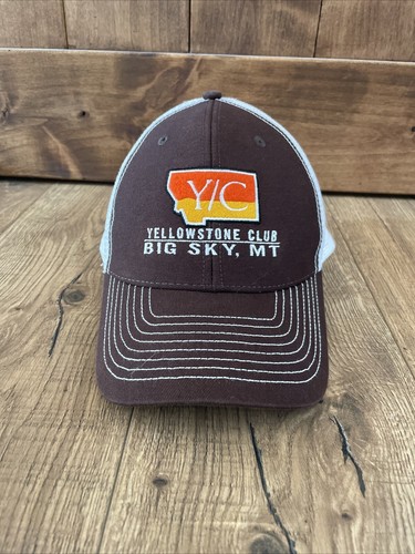 The Yellowstone Club YC Big Sky Montana Adjustable SnapBack Cap hat ...