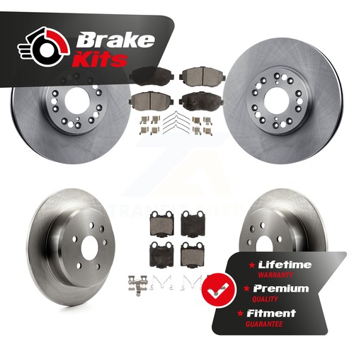 Front Rear Disc Brake Rotors And Ceramic Pads Kit For 1998-2005 Lexus ...