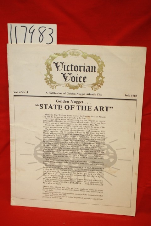 Golden Nugget Victorian Voice Vol. 4 No.4 July 1983 | eBay