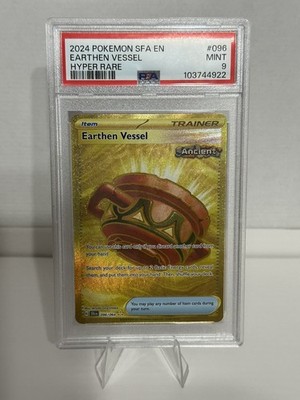 PSA 9 Earthen Vessel 096/064 Shrouded Fable Gold Hyper Rare Pokemon ...