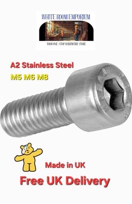 Socket Cap Screw M5 M6 M8 Allen Screws Bolt | eBay
