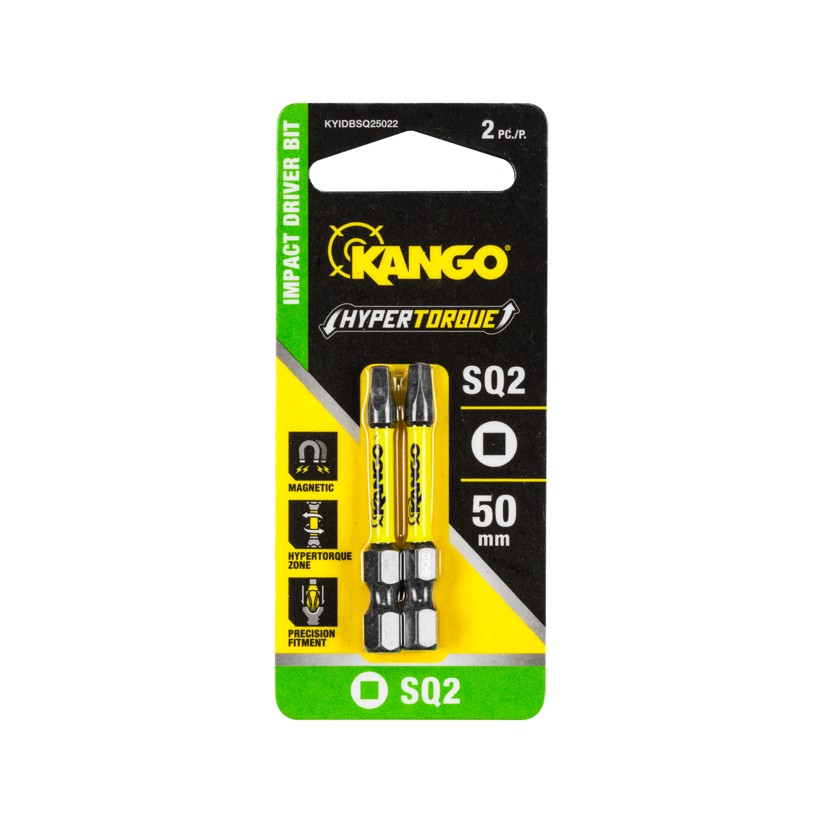 Kango 50mm Hypertorque SQ2 Impact Driving Bit - 2 Pack Power Tools ...