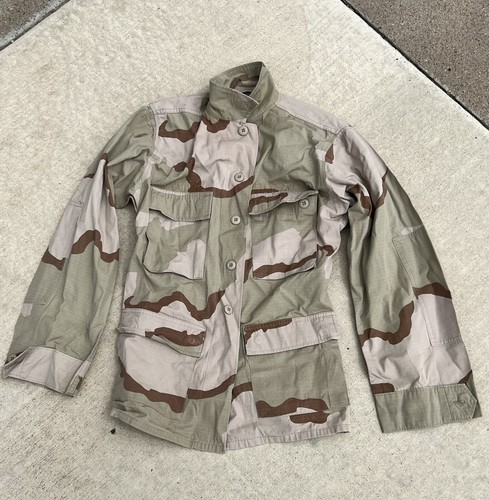 Usgi tri-color desert bdu top Medium Long (read Description) | eBay