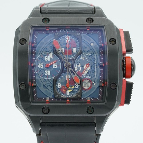 Cvstos Evosquare 45 Grand Prix Automatic Chrono Men Watch Full Set 45mm ...