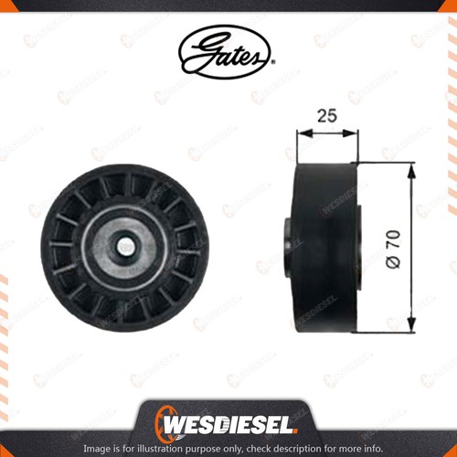 Gates DriveAlign Compr Idler Pulley fits Mercedes Benz E-Series E200 ...