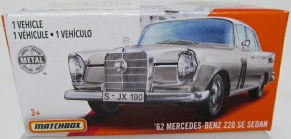 New Matchbox BOXED '62 MERCEDES-BENZ 220 SE SEDAN- 1st Female Touring ...