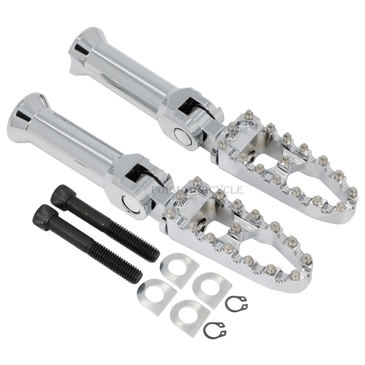 Rear Passenger Footpeg Footrest Brackets For Harley Street Bob Softail ...