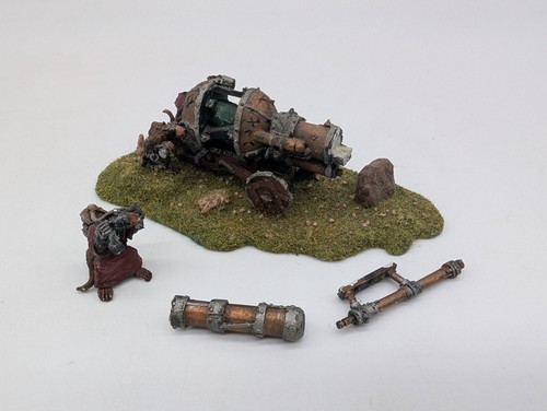 Vintage Warhammer Fantasy/AoS Metal Skaven Warp Lightning Canon Painted ...