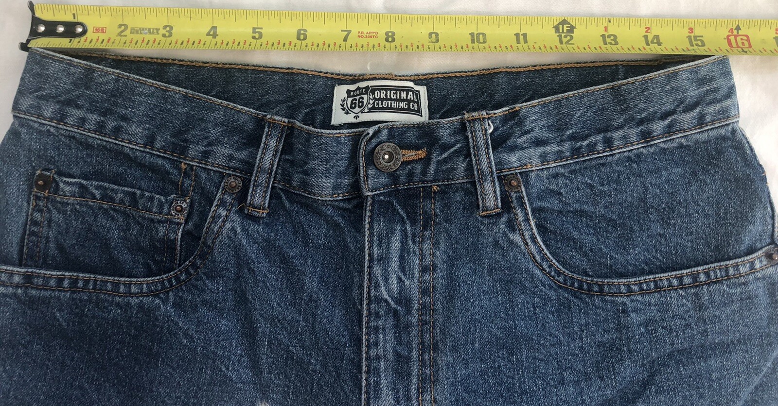 Vintage Denim Route 66 Original Clothing Mens Jean Sh… - Gem