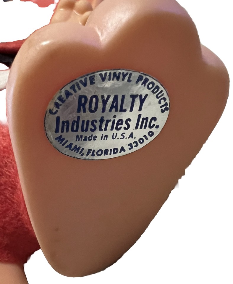 Vintage Roy Des Of Fla - Big Ear Mouse Christmas Santa Claus 10.5" Tall ...