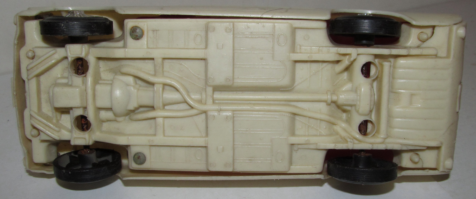 1965 Ford Mustang Fastback Off-White Processed Plastics Company Toy Car ...
