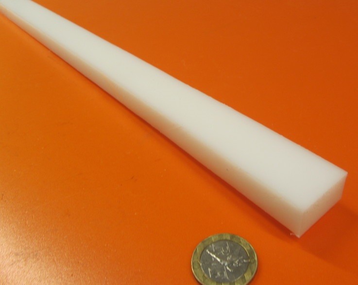 Delrin Acetal Bar 1/2" (.500") Thick x 1.00" Wide x 48" Long White | eBay